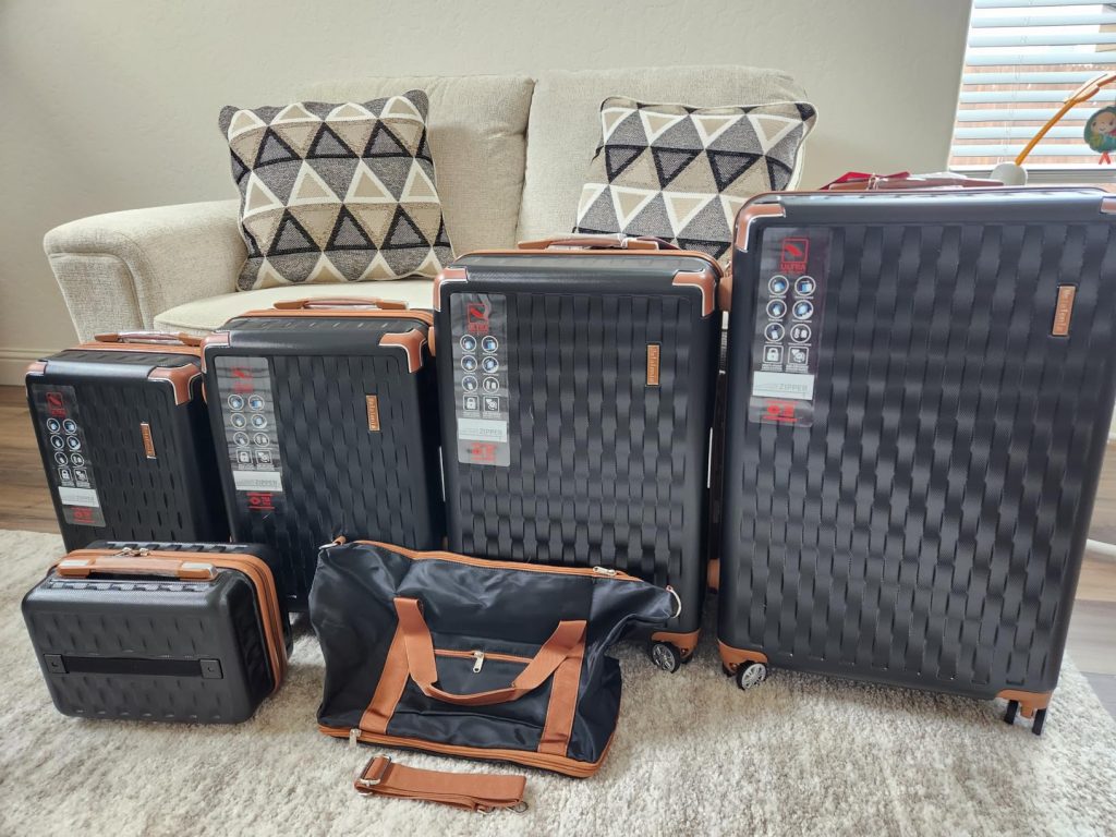 Melalenia 7 Piece Luggage Set Review: Beautiful, Spacious, and Practical